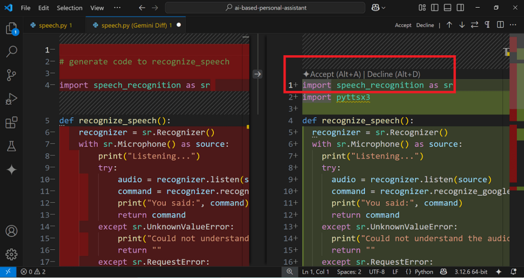 How to Use Gemini Code Assist Shortcuts in VSCode – PHPZAG.COM